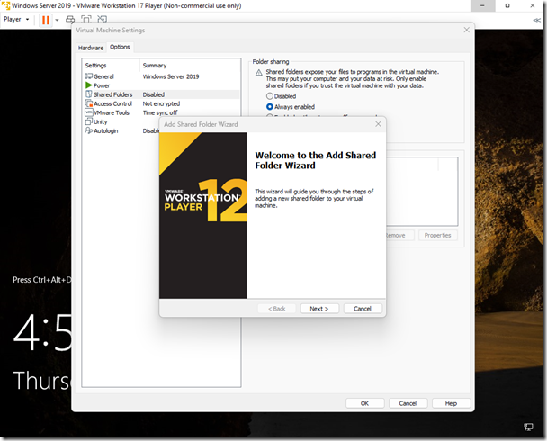 Installing Windows Server 2019 with IIS 10 on VMware Player | Peter Viola