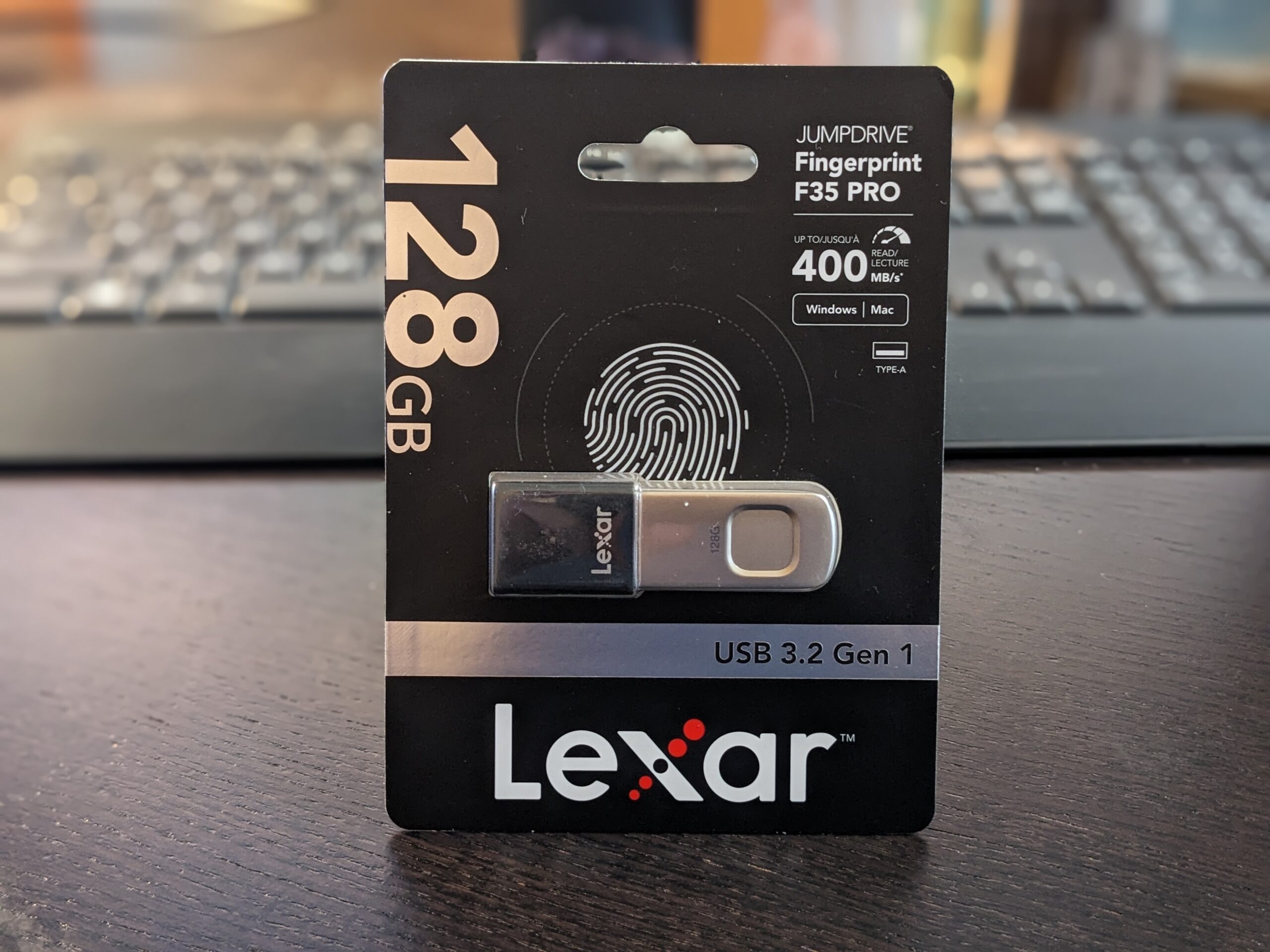 Lexar 128GB JumpDrive F35 PRO Review: Best Fingerprint USB Drive ...