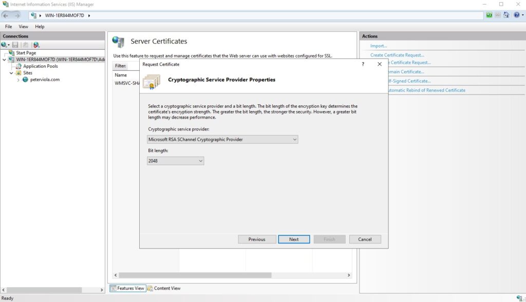 How to Scale SSL on IIS 10 with Server Name Indication | Peter Viola